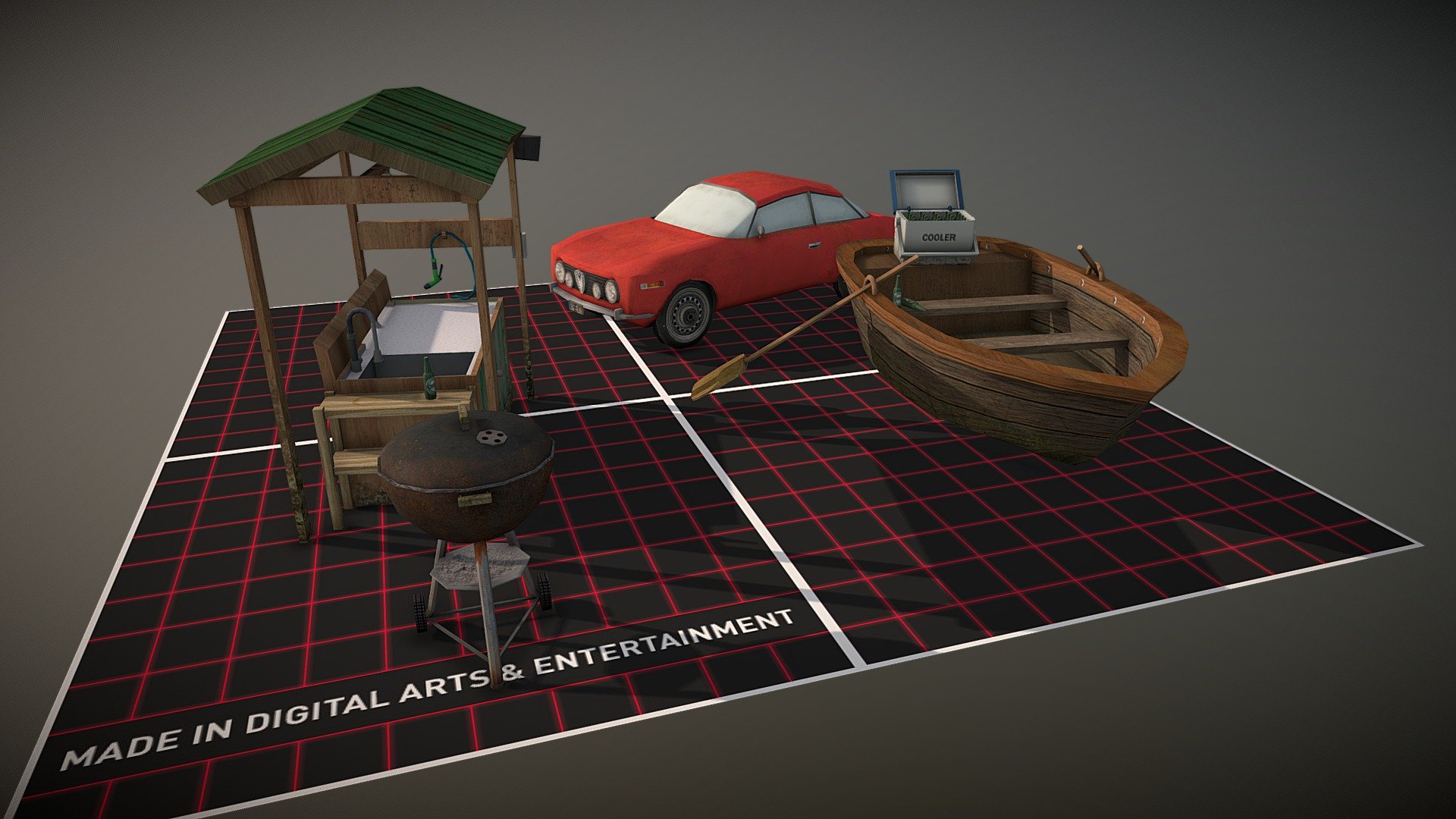 DAE 5 Finished props - By the ocean - Download Free 3D model by Samuel ...