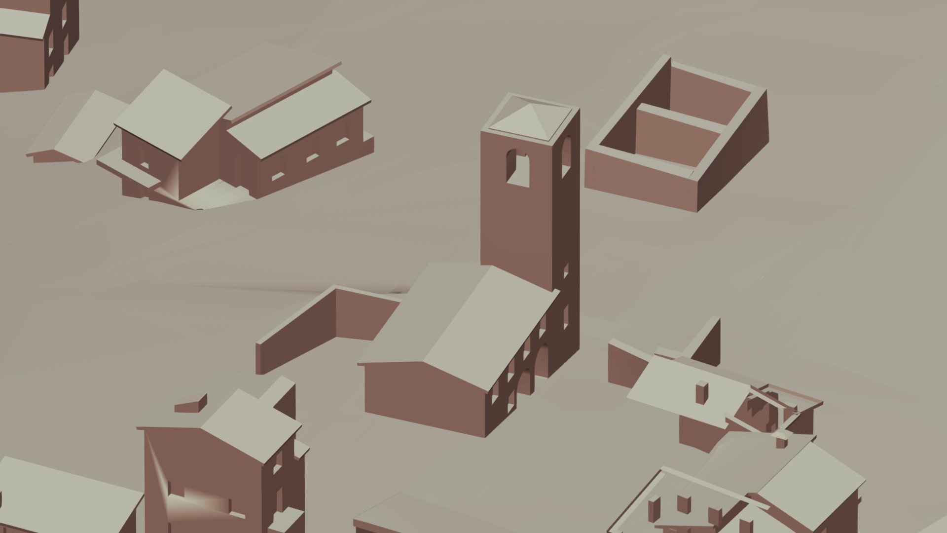 Ricostruzione 3D di Accumoli - 3D model by GiuliaSordilli99 [6ad228c] - Sketchfab