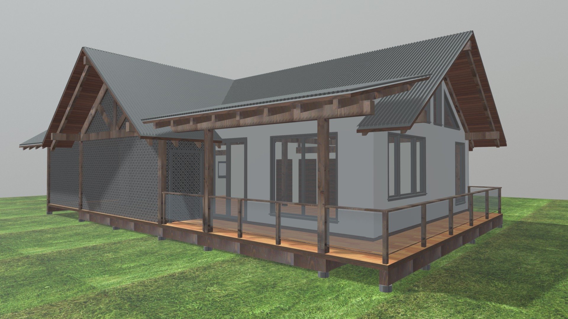 smith timber frame - 3D model by Streamline Design (@streamline ...