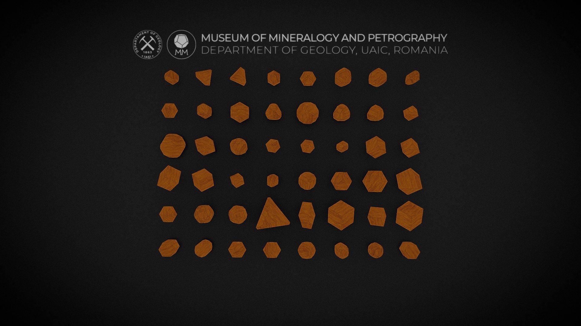 Wooden crystal models - Hexagonal system set - 3D model by Museum of ...