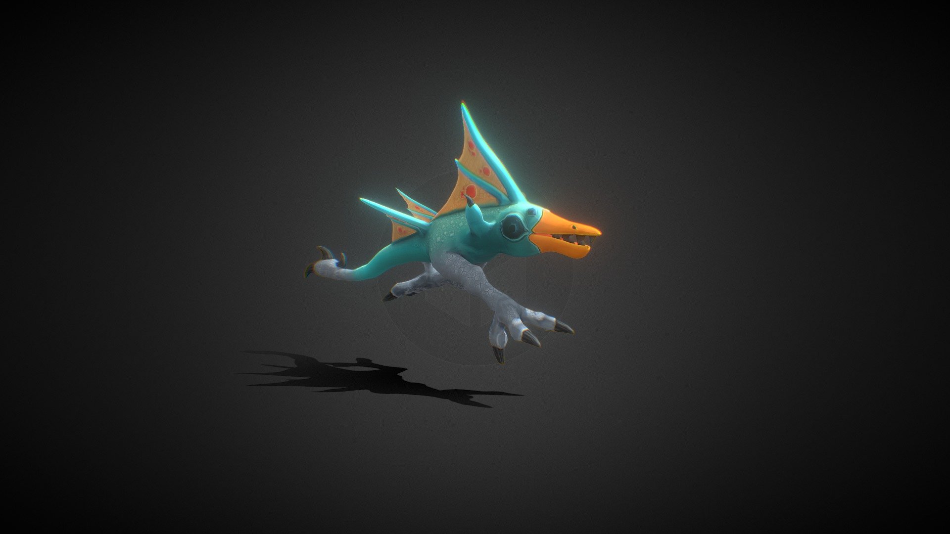 Lizard Duck Animation - 3D model by Daniel JIN (@absence_art) [6ad4bee ...
