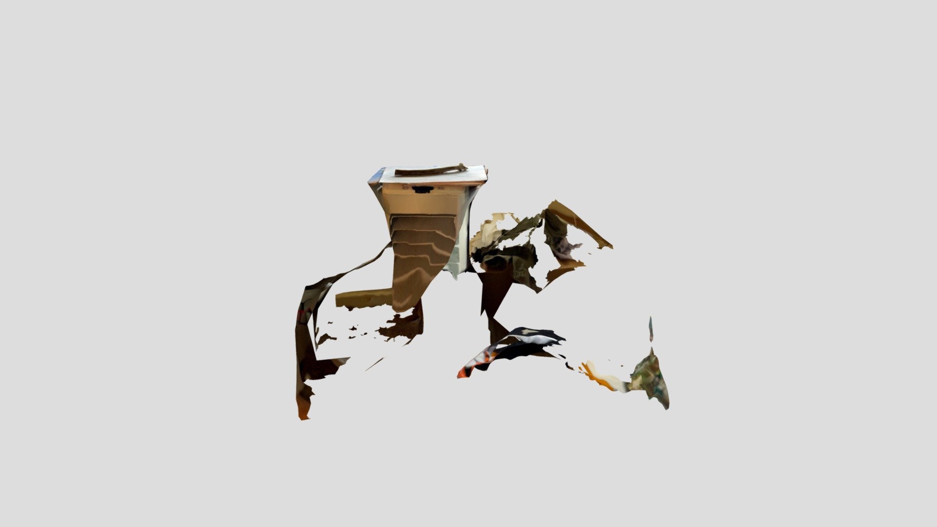 glitched driftwood - 3D model by driftwoodscans [6ad597e] - Sketchfab