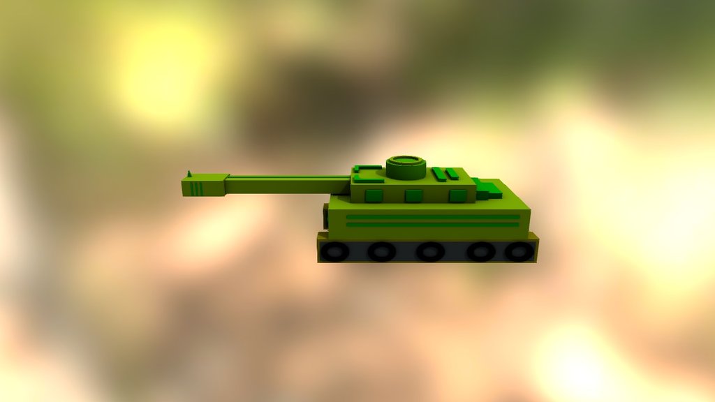8bit-tank - 3D model by argarevata1 [6ad5f80] - Sketchfab