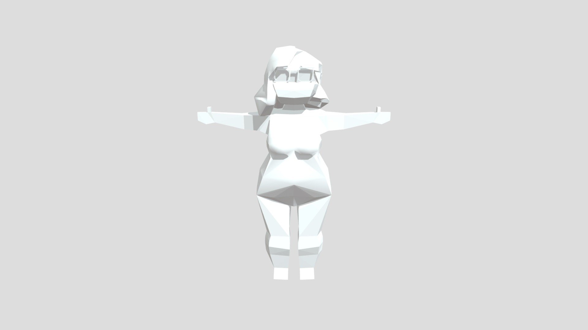 Low Poly Girl - Download Free 3D model by sara.p.l [6ad601e] - Sketchfab