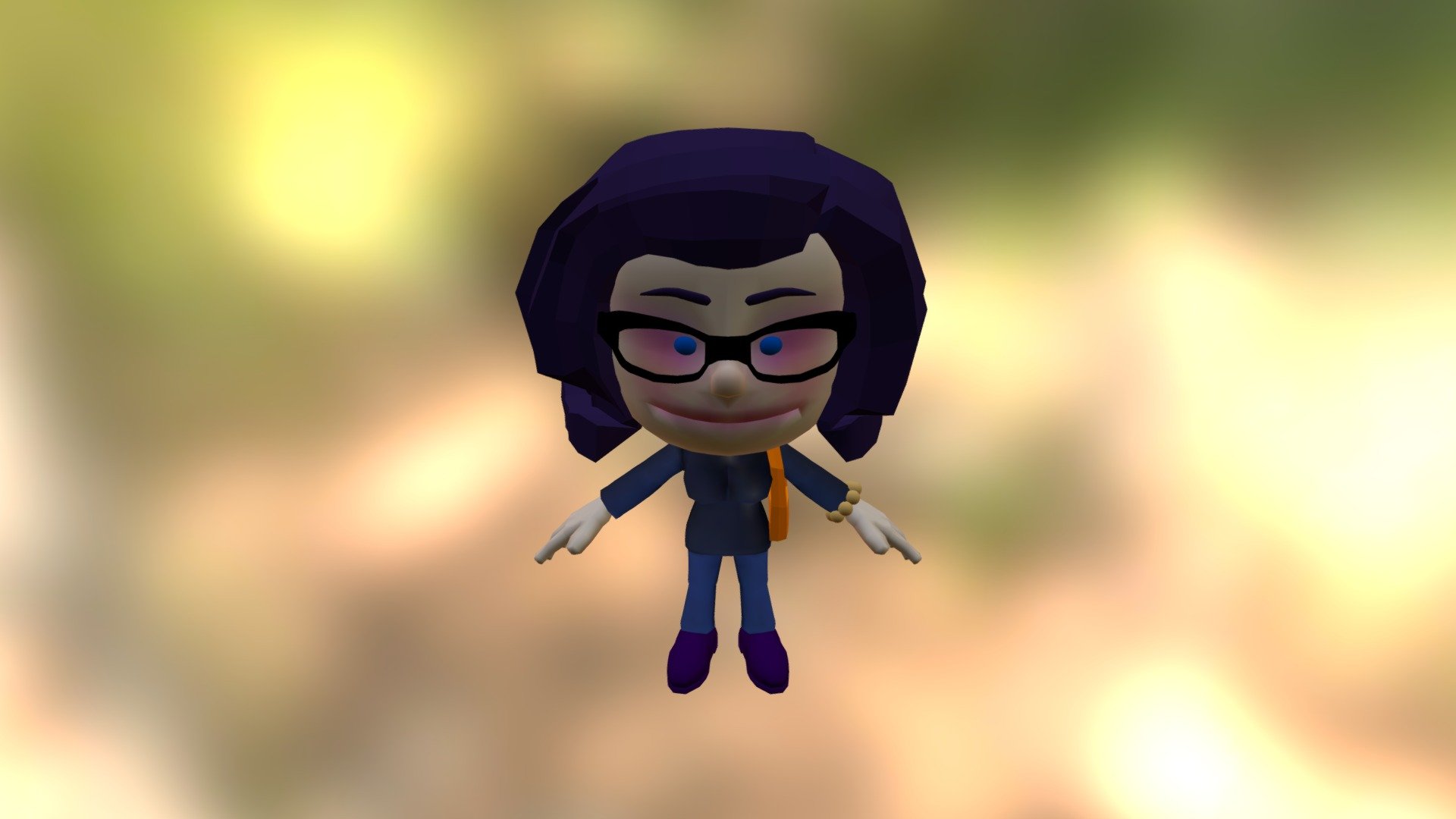 Cartoon Character / Jessica - 3D model by Creative Market ...