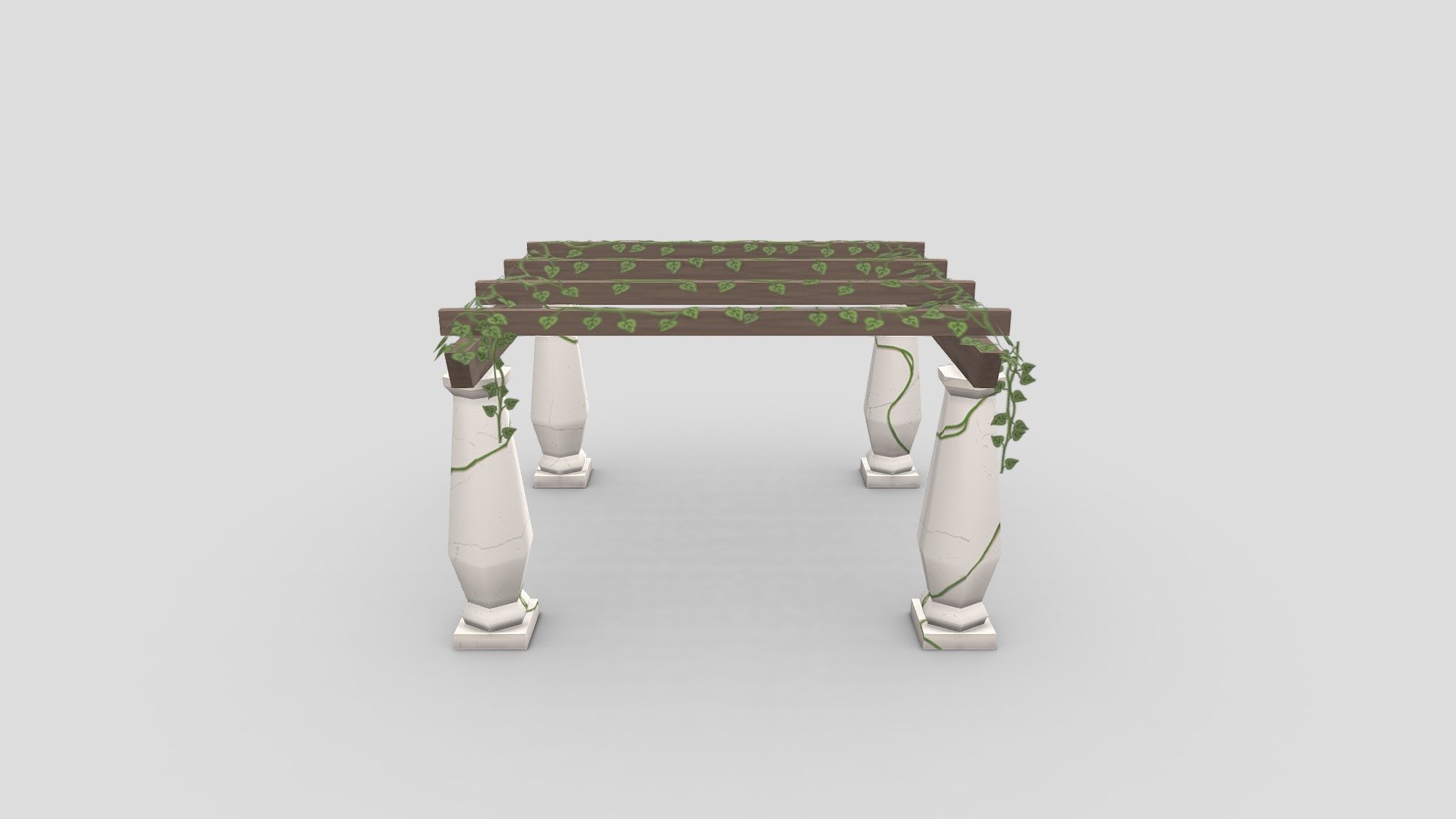 Vine Trellis (Low Poly) - 3D model by DaveTse [6ad770f] - Sketchfab