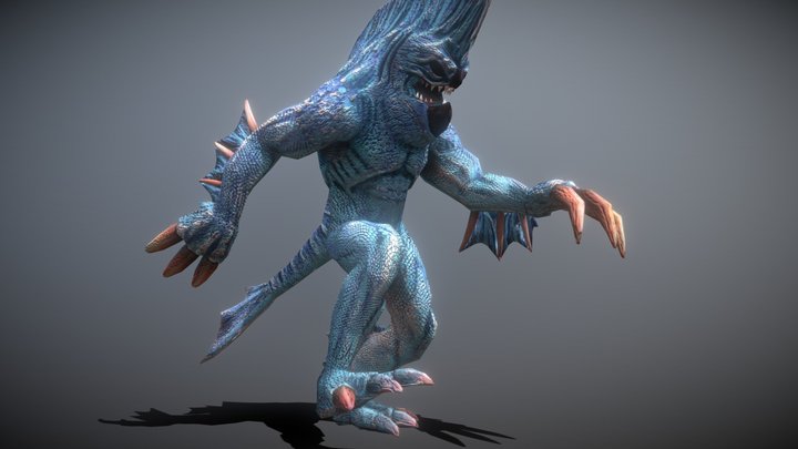 Water-creature 3D models - Sketchfab
