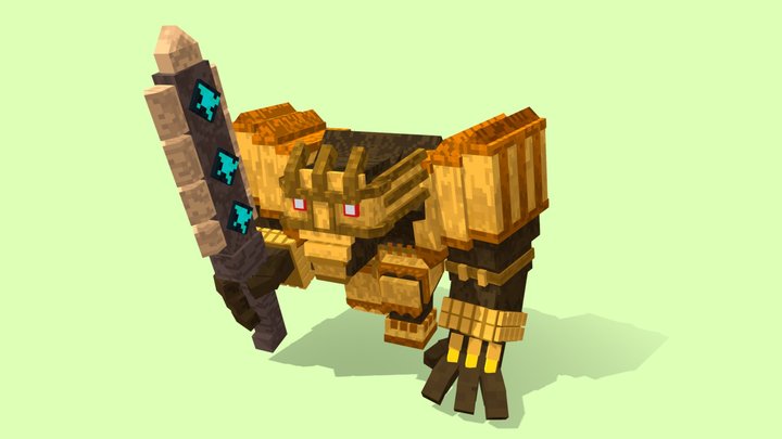 Minecraft-model 3D models - Sketchfab