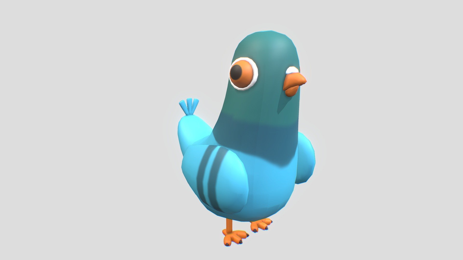 Pigeon Quriky Low-poly - 3D model by 3DLavender [6adae16] - Sketchfab