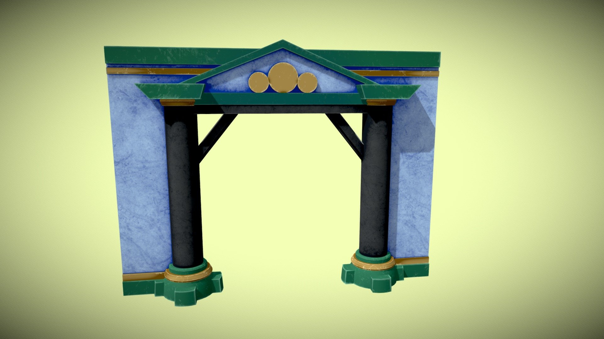 Dungeon Gate - 3D model by Sara_A [6adb316] - Sketchfab