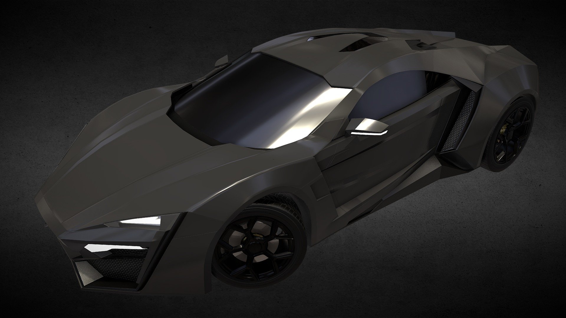 Lykan HyperSport - 3D model by yogesh.3dworld [6adc657] - Sketchfab
