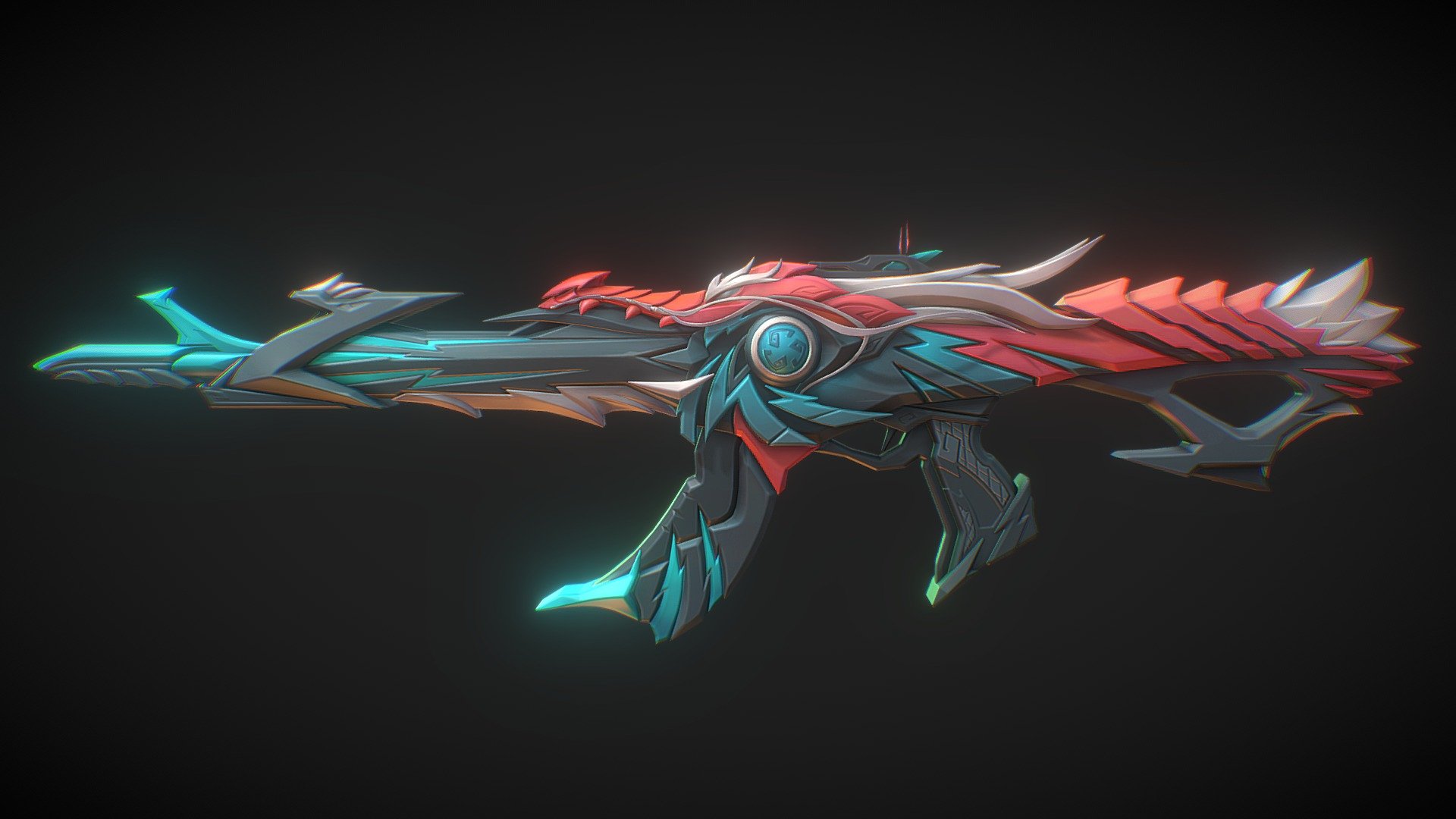 Assault Rifle Skin 15 - Buy Royalty Free 3D model by Luke Huie (@luke ...