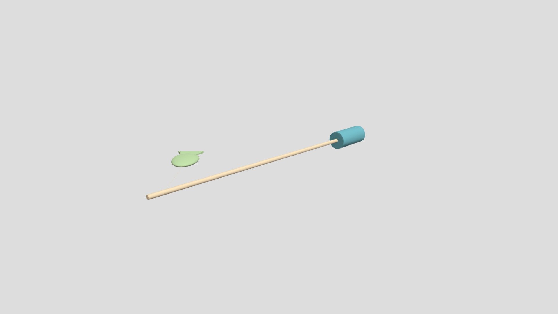 Fishing Pole and Fish - Download Free 3D model by Emily O'Masters ...