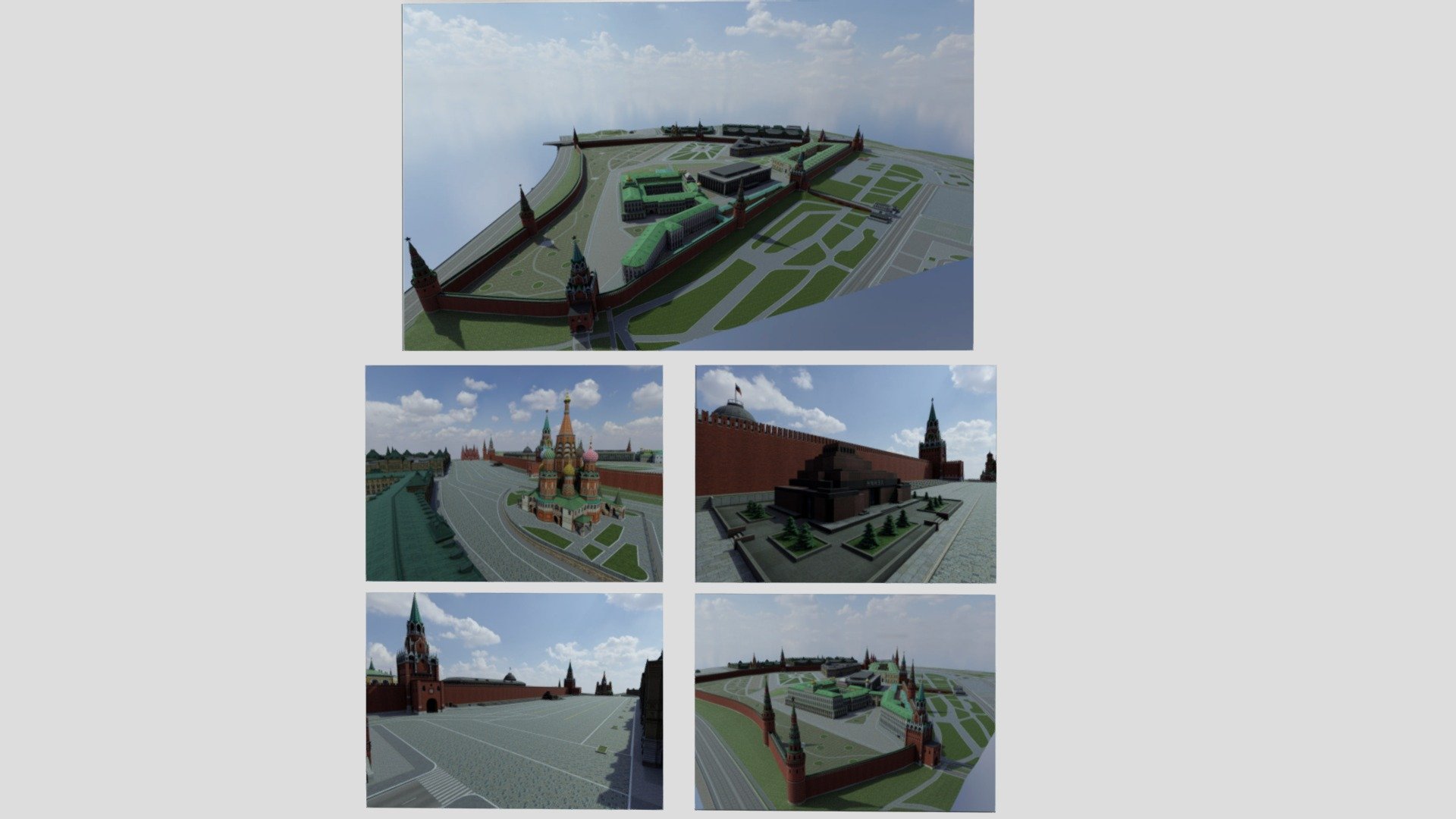 Red Square (render photo) - 3D model by Souloos [6ade672] - Sketchfab