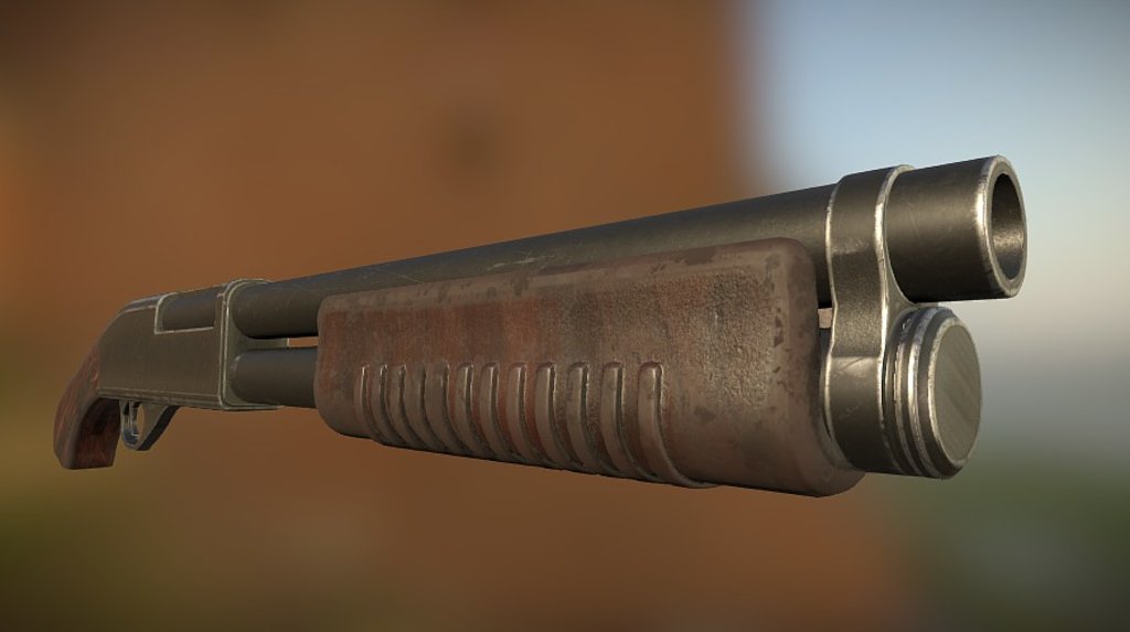 Sawed Off Shotgun - 3D model by brayan.coopeur92 [6ade936] - Sketchfab