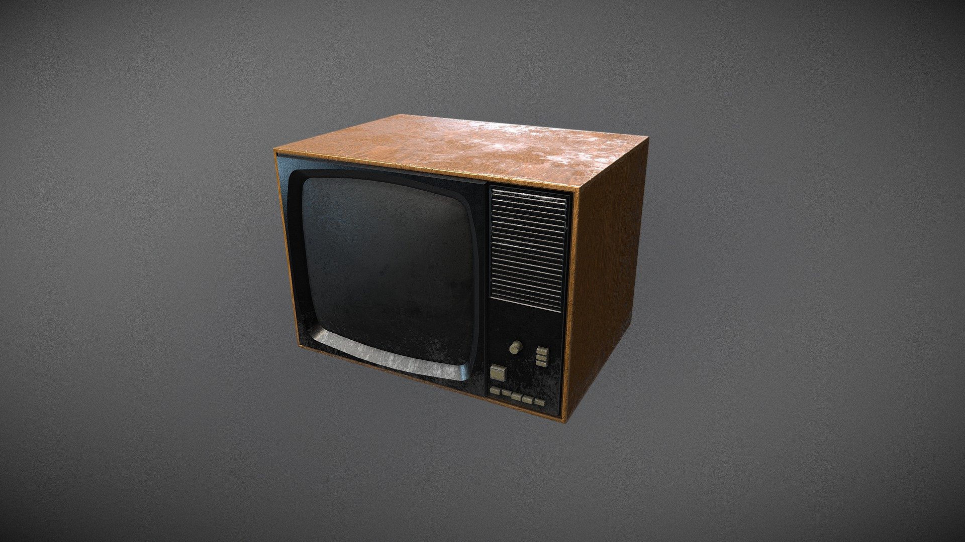 Old German TV - 3D model by 3DFoxHound [6ae0bcc] - Sketchfab