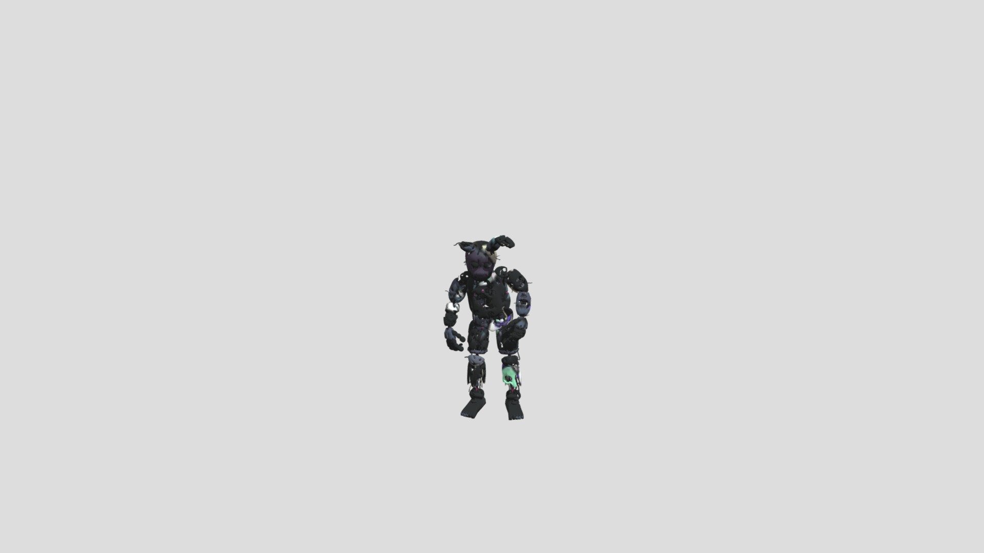 Springtrap with a Grafaiai image as the texture - Download Free 3D ...