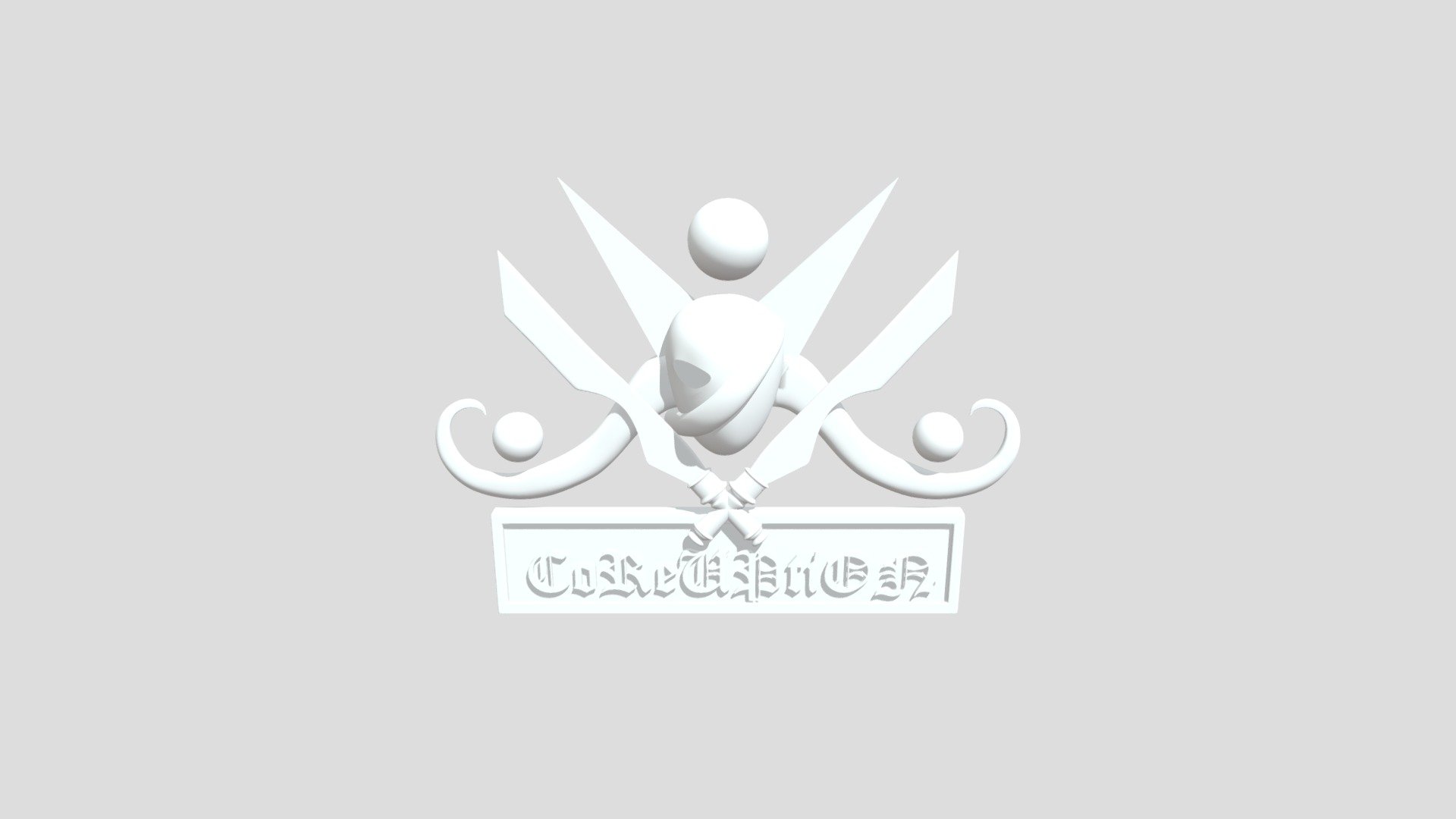 Corruption Logo - Download Free 3D model by altandnative [6ae29ca ...