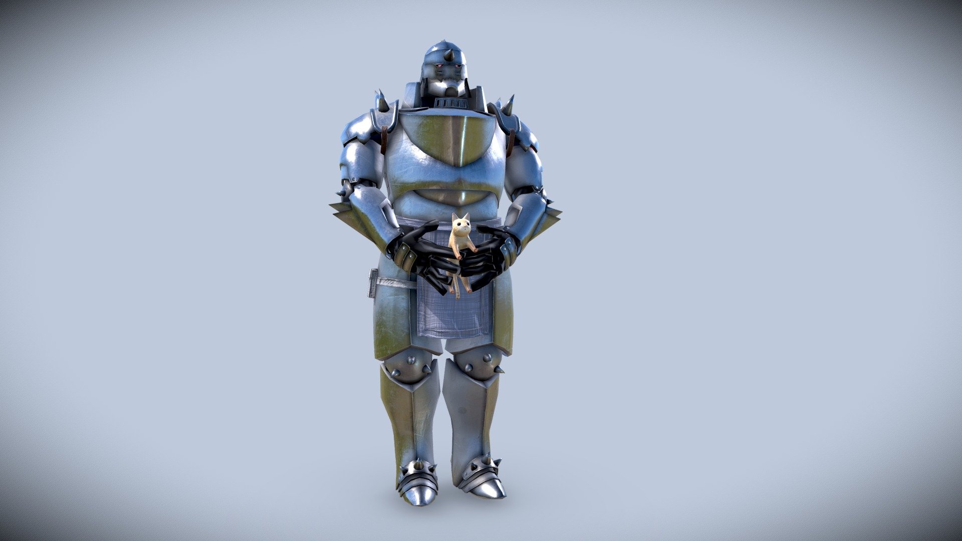 Alphonse Elric - Fullmetal Alchemist Fanart - 3D model by Florence ...