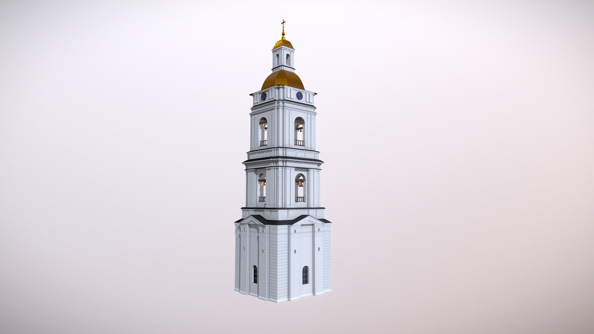 Bell Tower - 3D model by lirend [6ae77de] - Sketchfab