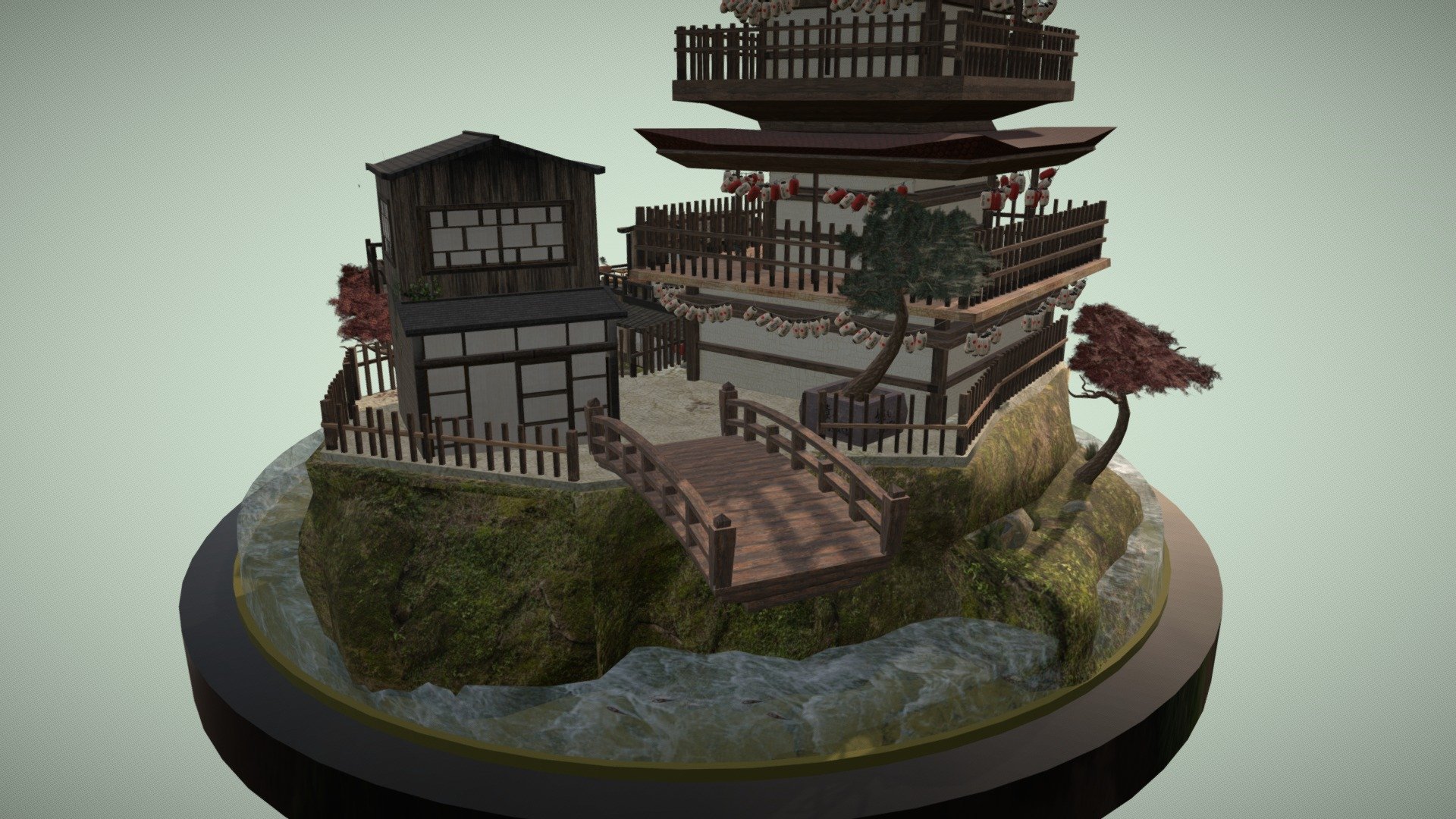 autumn in Kyoto - cityscene - 3D model by mayastoffijn [6ae8019 ...