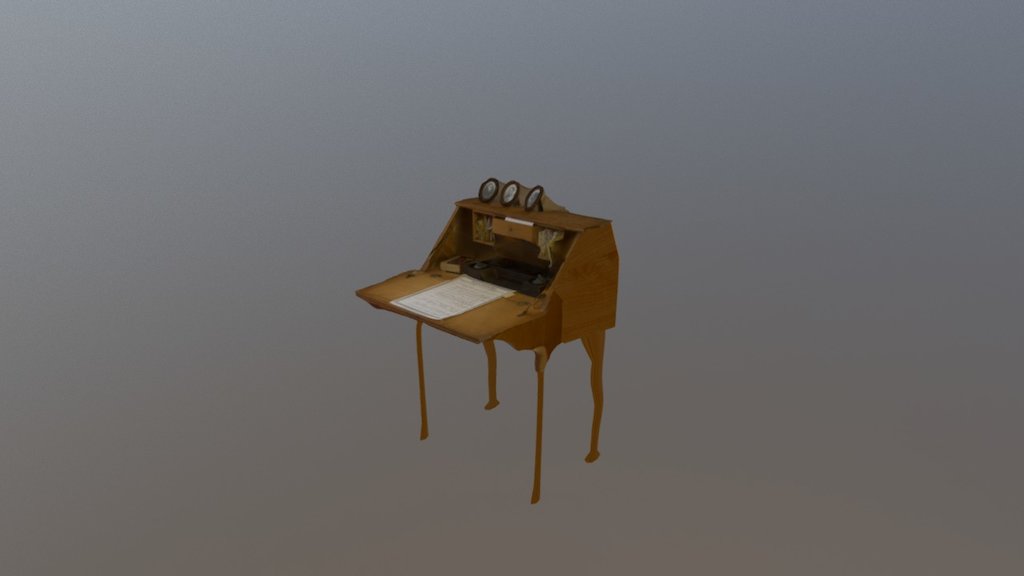 Matilda Joslyn Gage's Desk - 3D model by Aubrey.Moore [6ae87d3] - Sketchfab