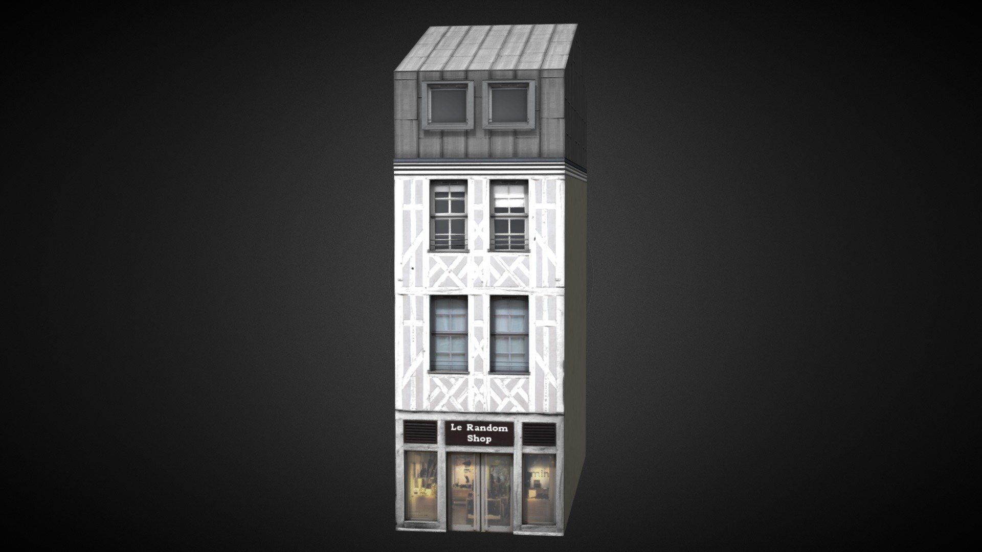 Troyes Filler House 1 [France] - Download Free 3D model by Lost Gecko ...