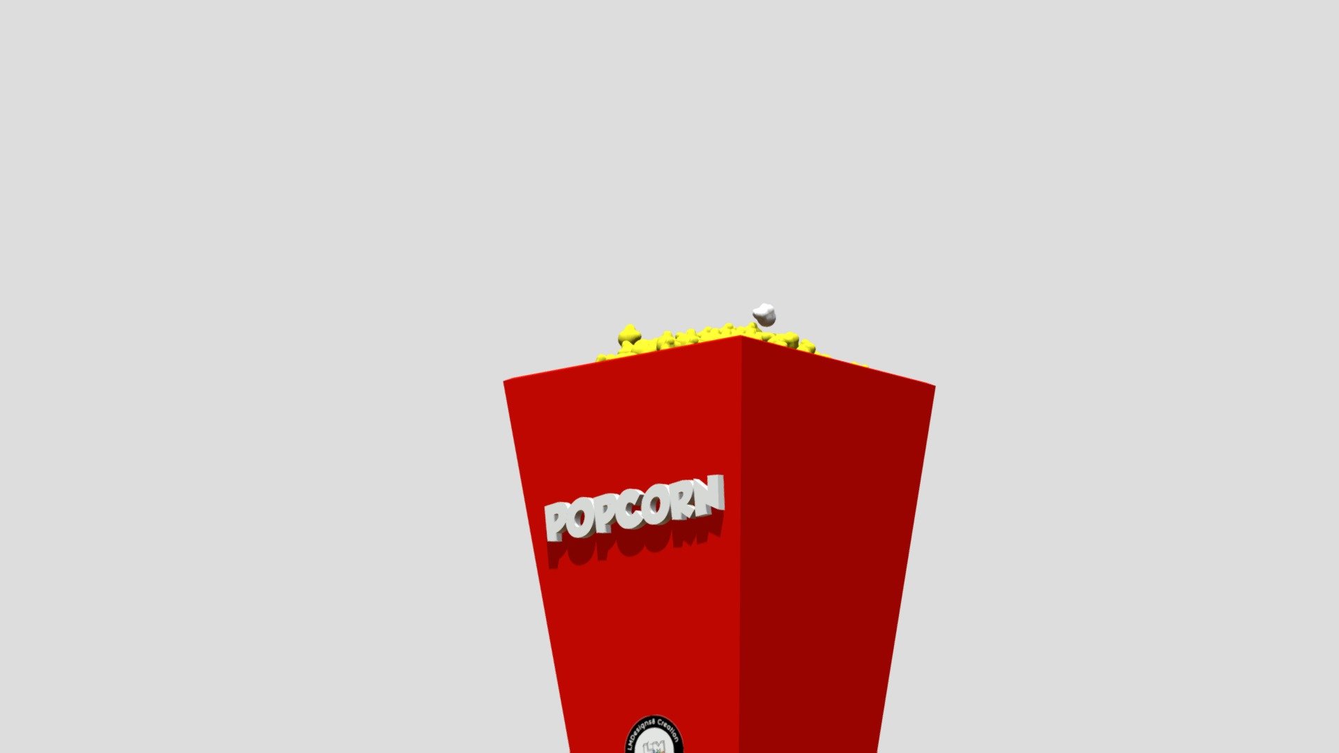 Popcorn LMD - Download Free 3D model by lmdesigns8 [6aea8b4] - Sketchfab