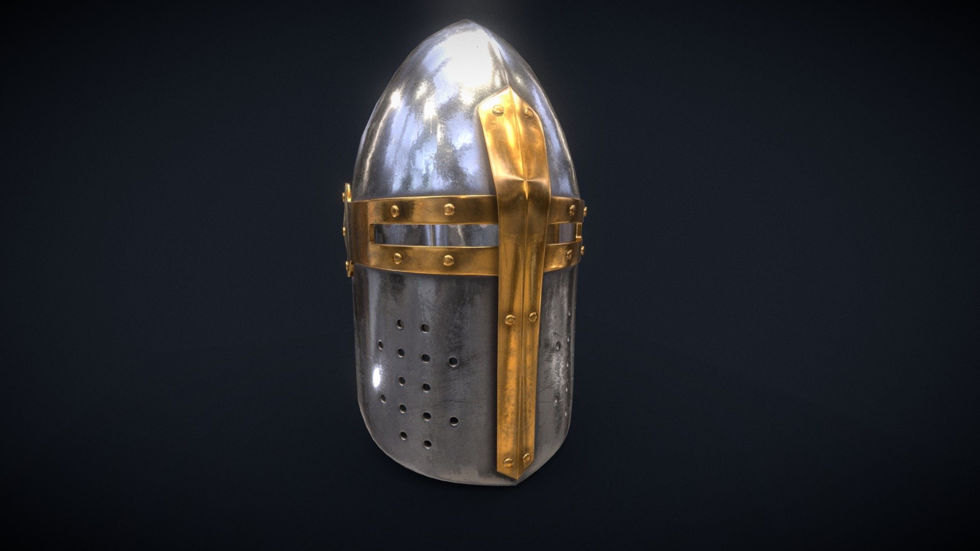 Templar helmet - Download Free 3D model by Medji [6aeab23] - Sketchfab