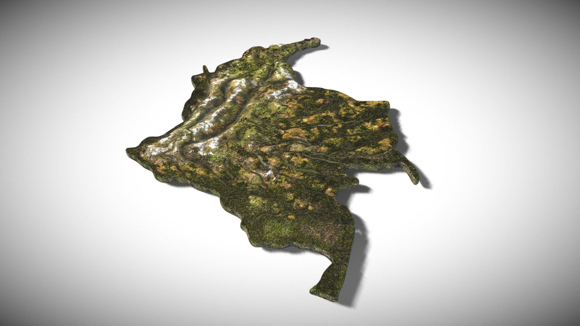 FREE Colombia 3D Map - 4k Texture - Download Free 3D model by pixol3d ...