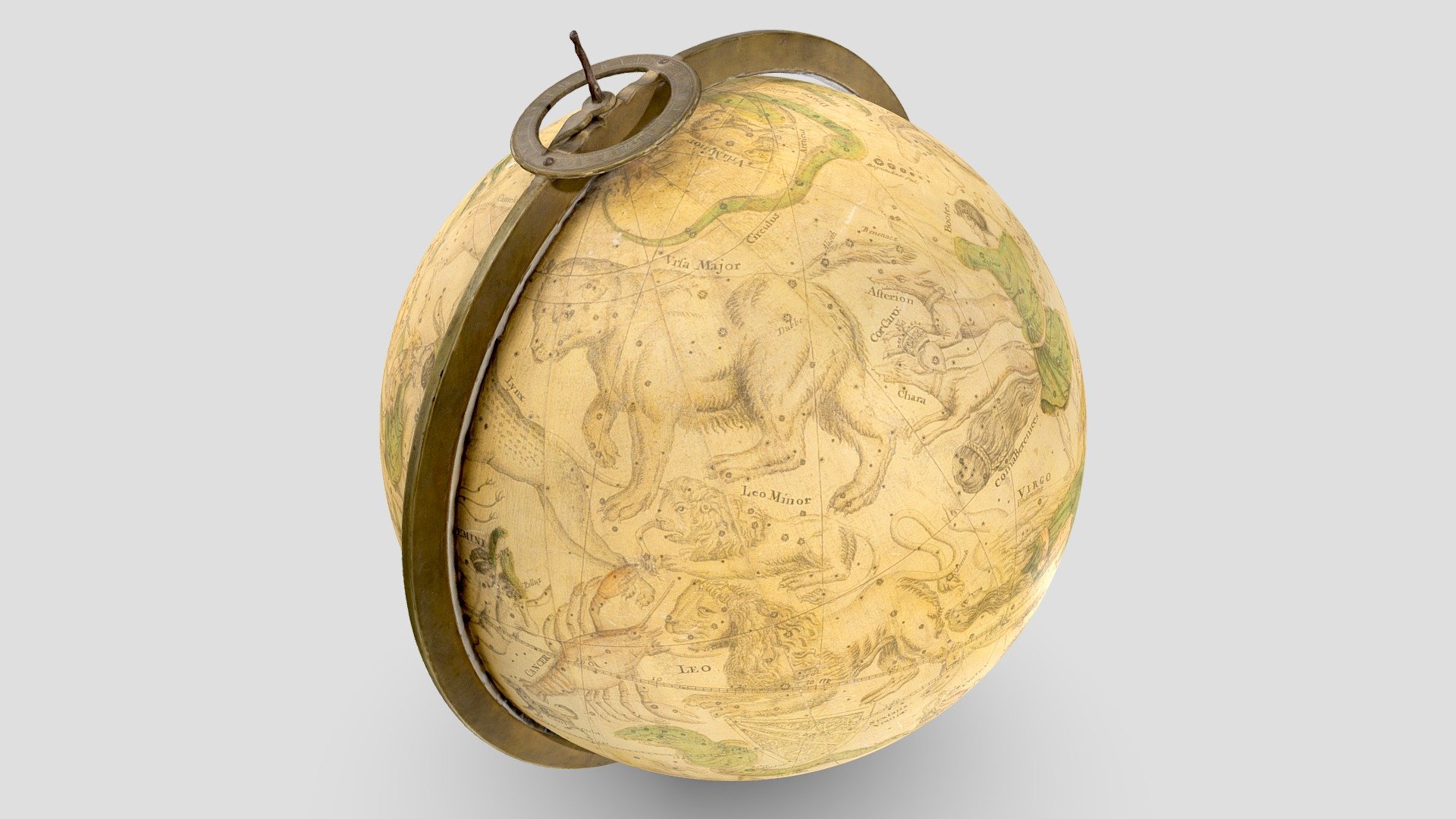 Celestial Globe by John Senex - 3D model by ARCHiOx [6aeafdd] - Sketchfab