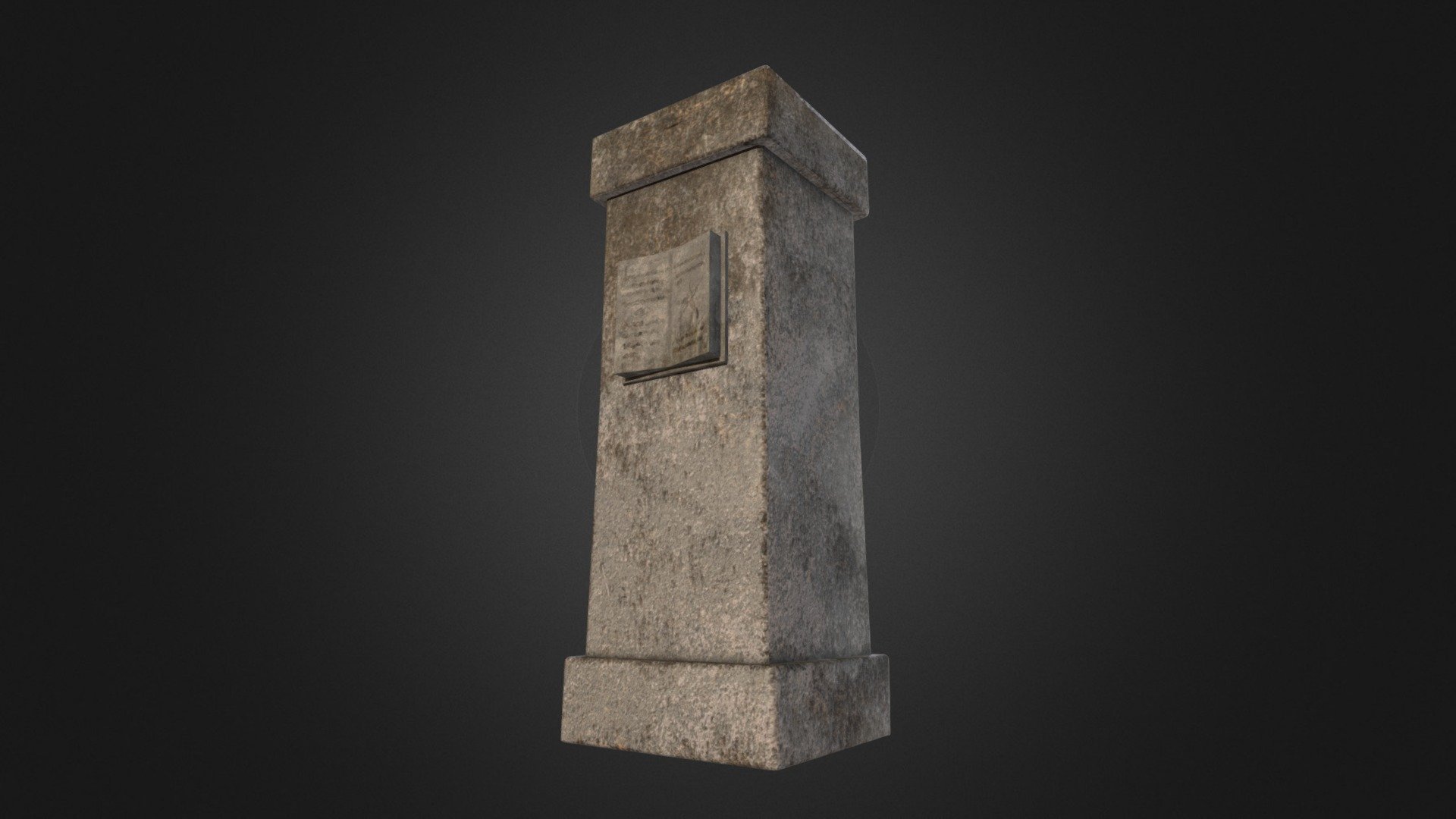 Monument - Download Free 3D model by Luciano O. Mollo (@LM3D) [6aeb9b7 ...