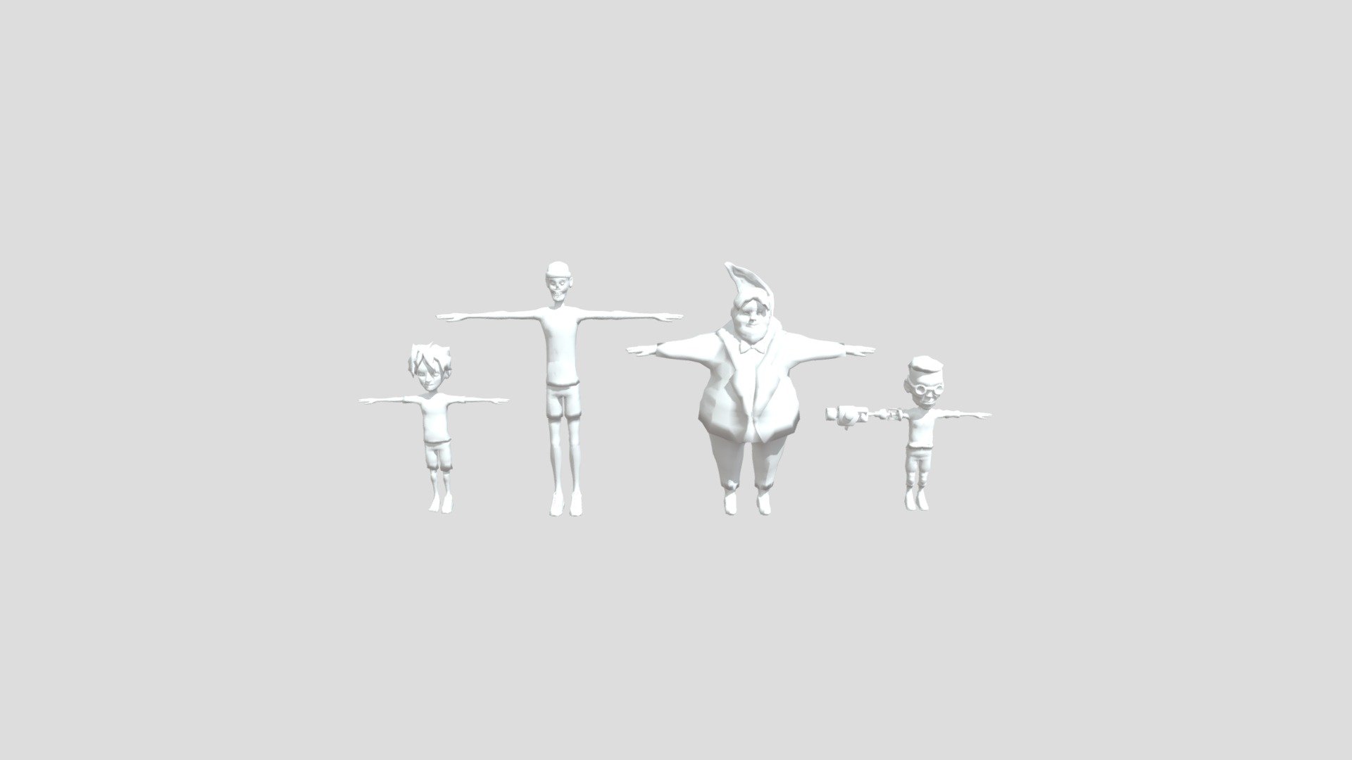Ben And Ed Models - Download Free 3D model by Vixen (@DanitaUwU ...