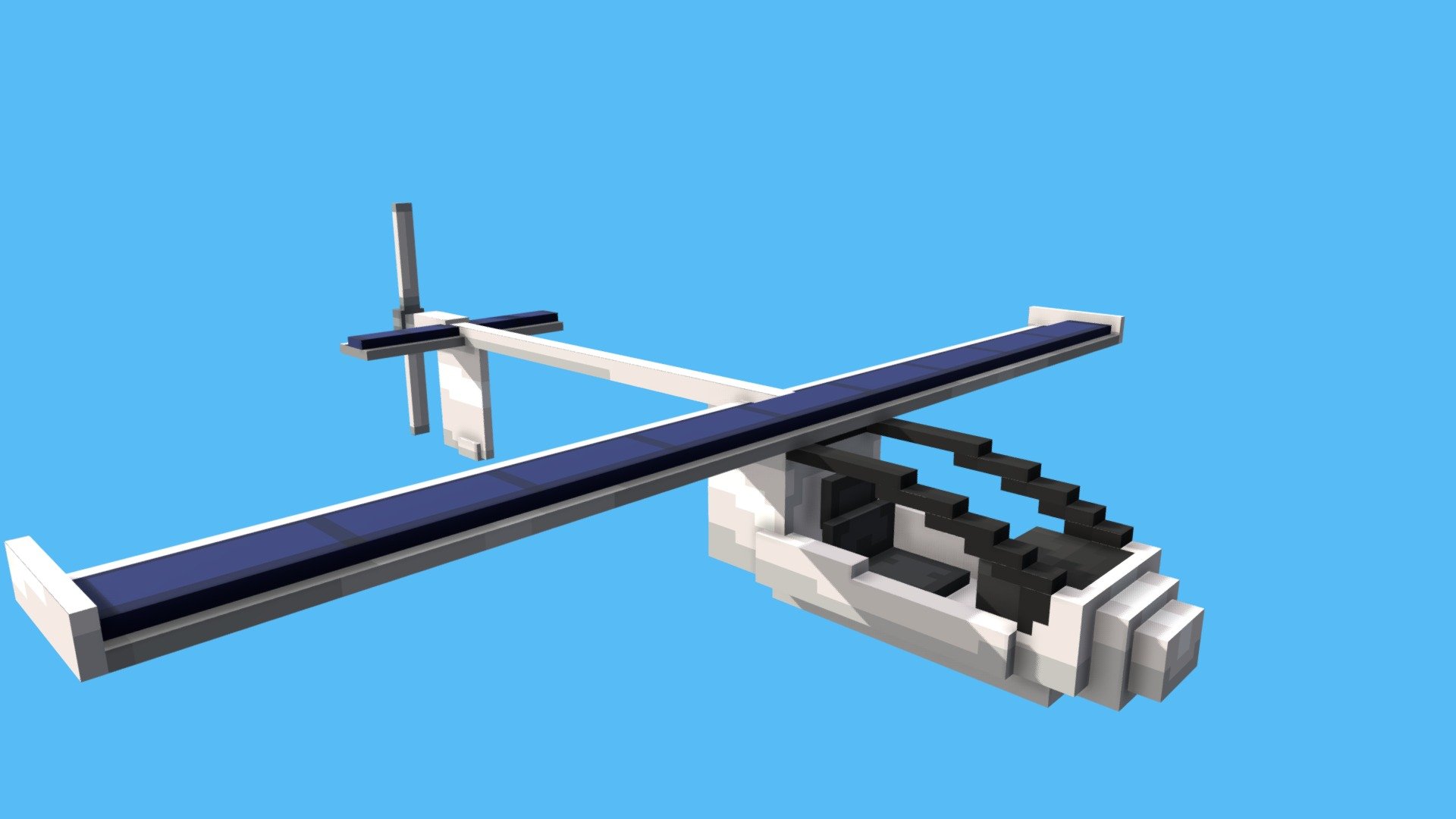 Solar Plane - 3D model by JannisX11 [6aed265] - Sketchfab