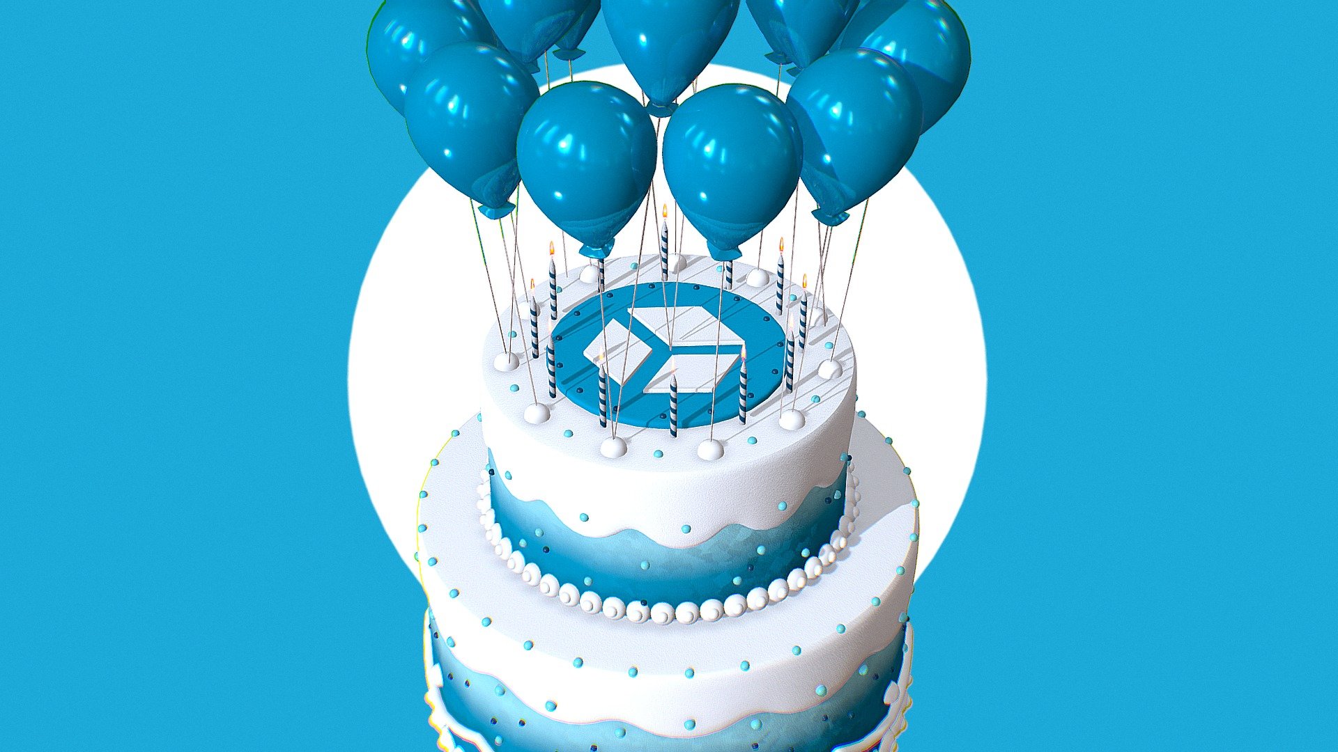 Sketchfab Birthday cake - Download Free 3D model by arloopa [6aed9d3 ...