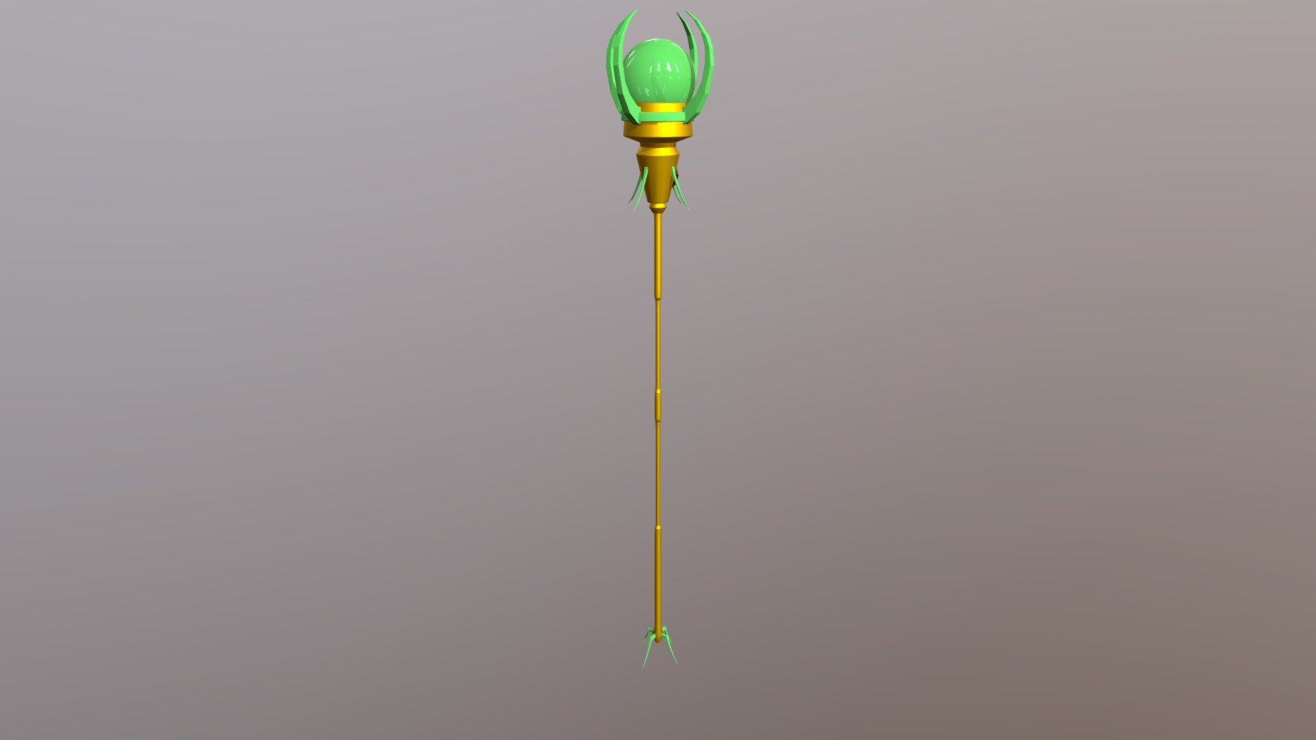 Staff Magic - 3D model by Luk_S.L [6aeee4c] - Sketchfab