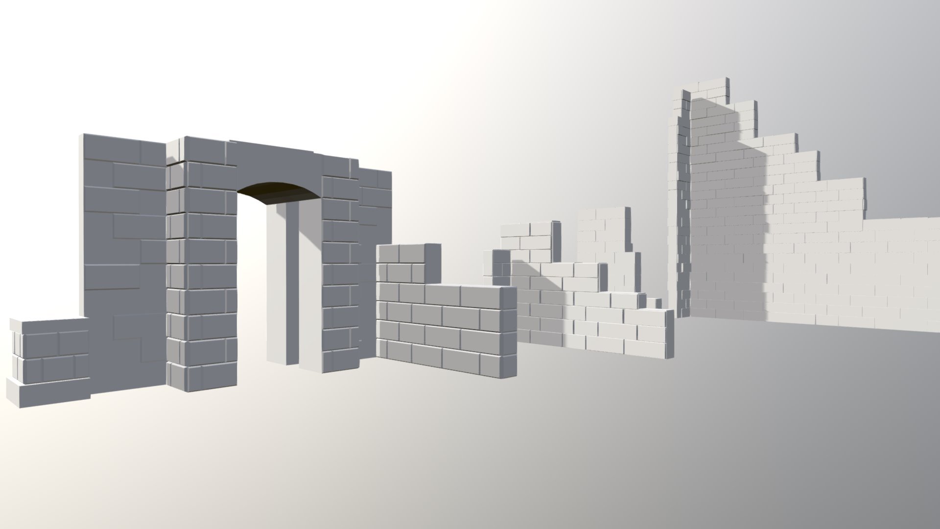 Stone Wall - 3D model by Corpanther202 [6af046f] - Sketchfab