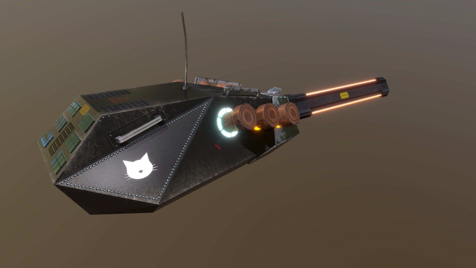 Low Poly Gun #3 - 3D model by M_Kurisu [6af144b] - Sketchfab