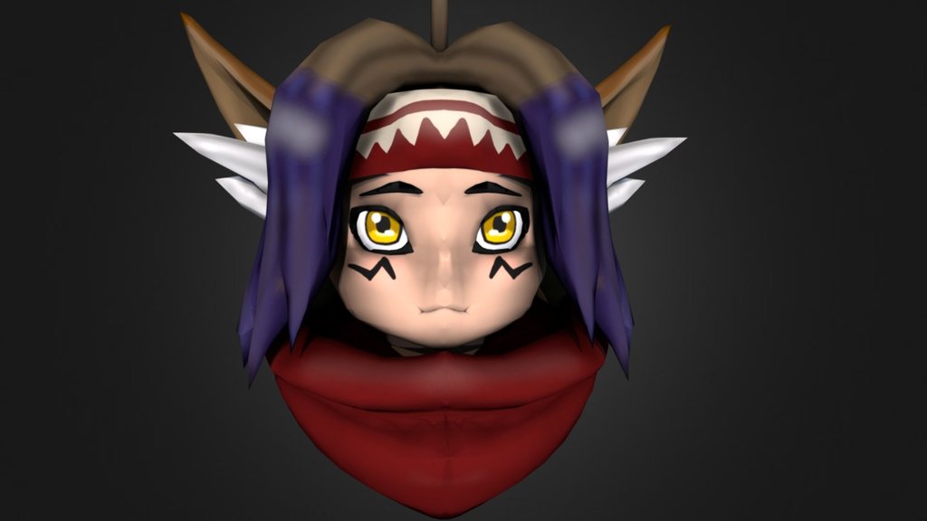 Rena Head Test - 3D model by Renafox (@kryik1023) [6af329b] - Sketchfab