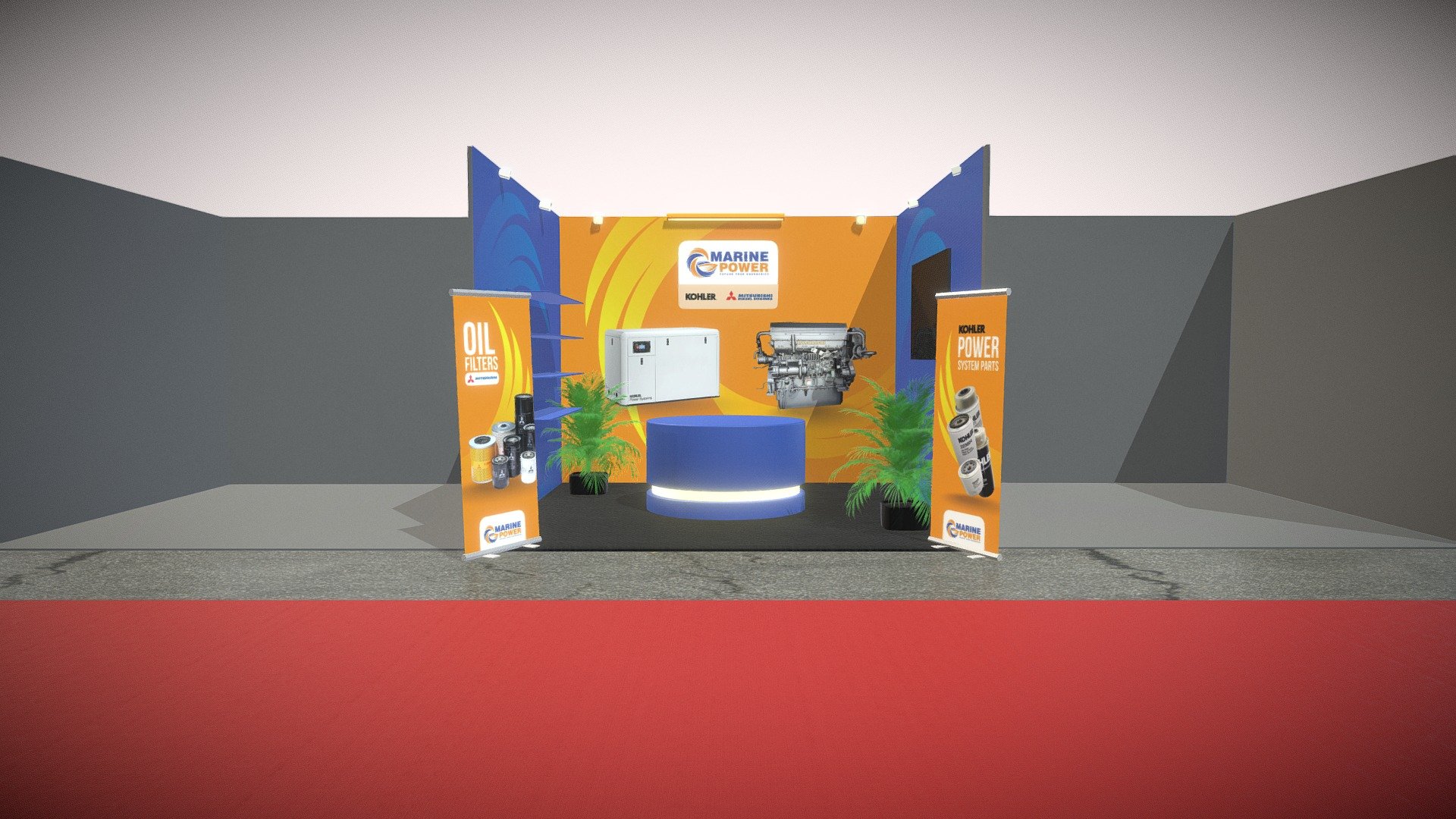 Marine Power Expo Stall Design - 3D model by mohamedsameeeer [6af5710 ...