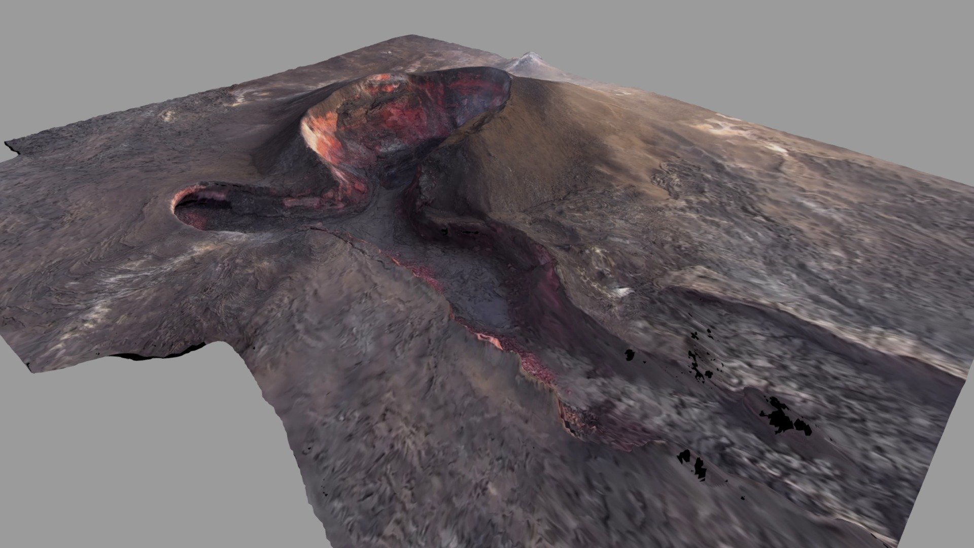 Kīlauea Volcano Fissue 8 - Download Free 3D model by Doug Ellison ...