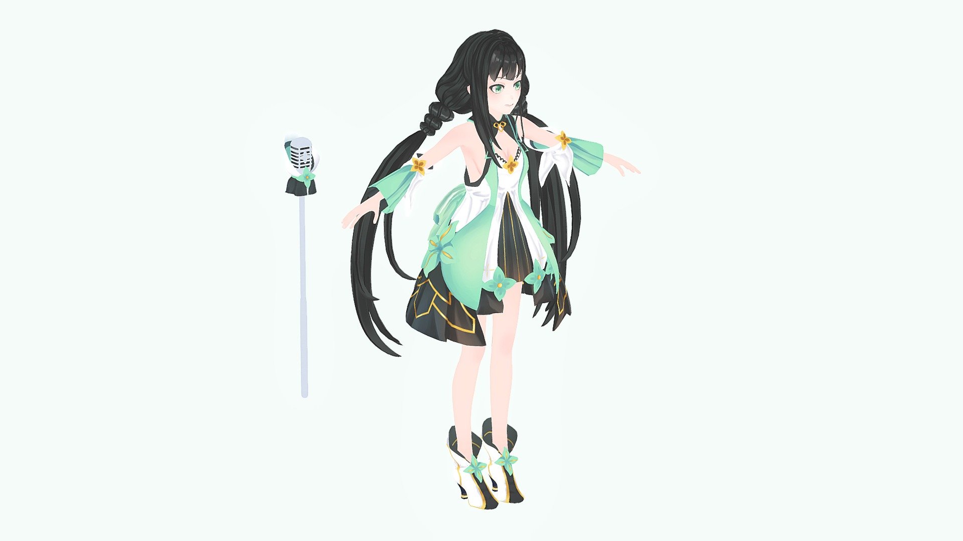 Virtual Singer - 3D model by liyang [6af77b9] - Sketchfab