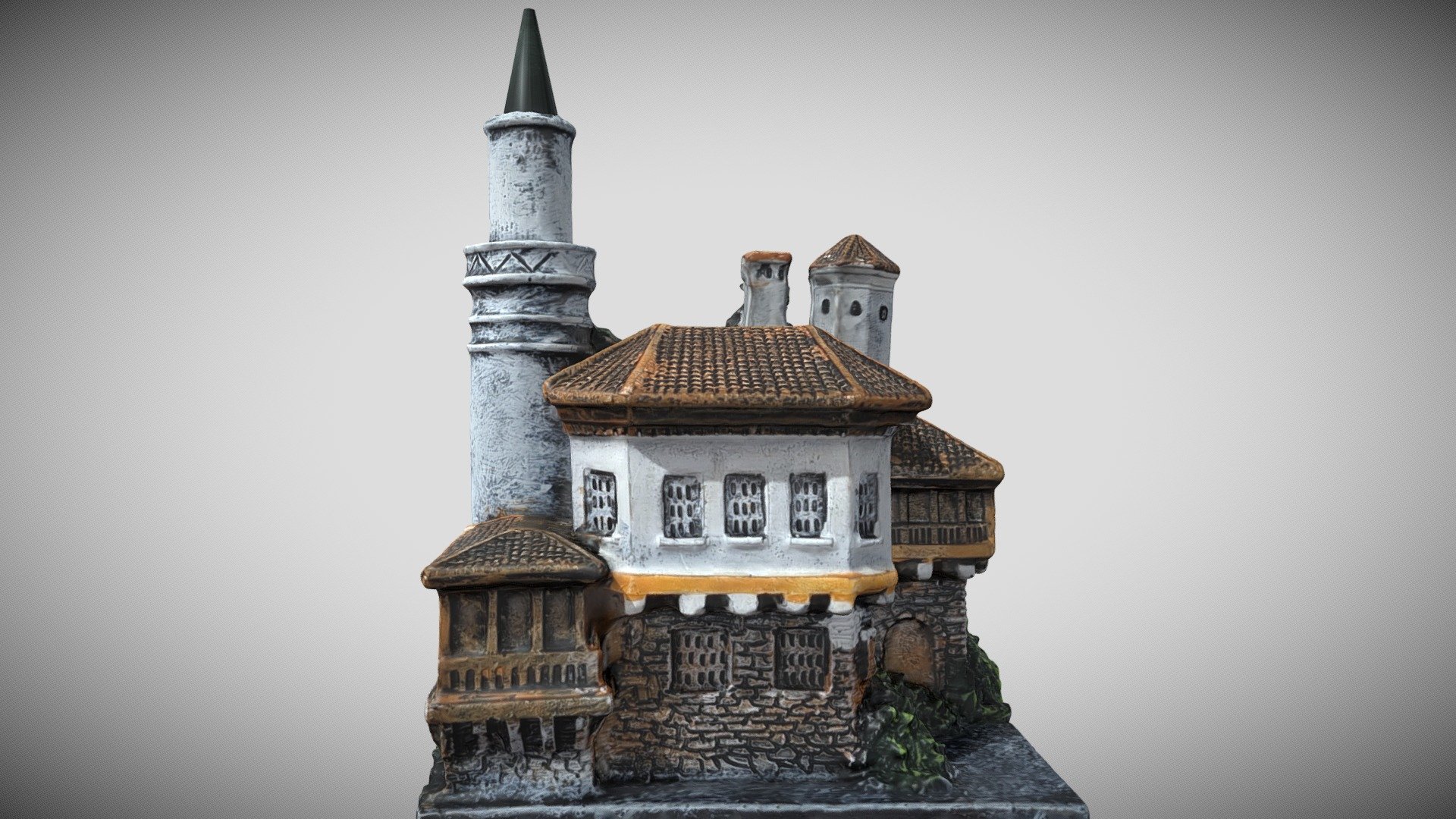 Balchik Castle - 3D model by Rainbow (@encoded01) [6af88d2] - Sketchfab