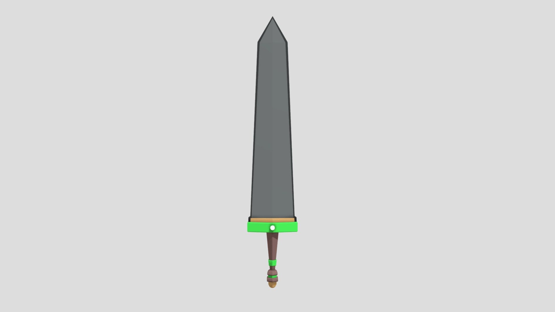Low-Poly Sword - Download Free 3D model by Darkkostas25 [6af9a6e ...