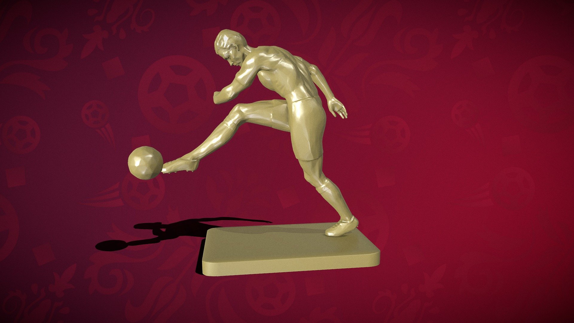 Man of the Match Qatar 2022 - 3D model by degoverse [6afa0a2] - Sketchfab