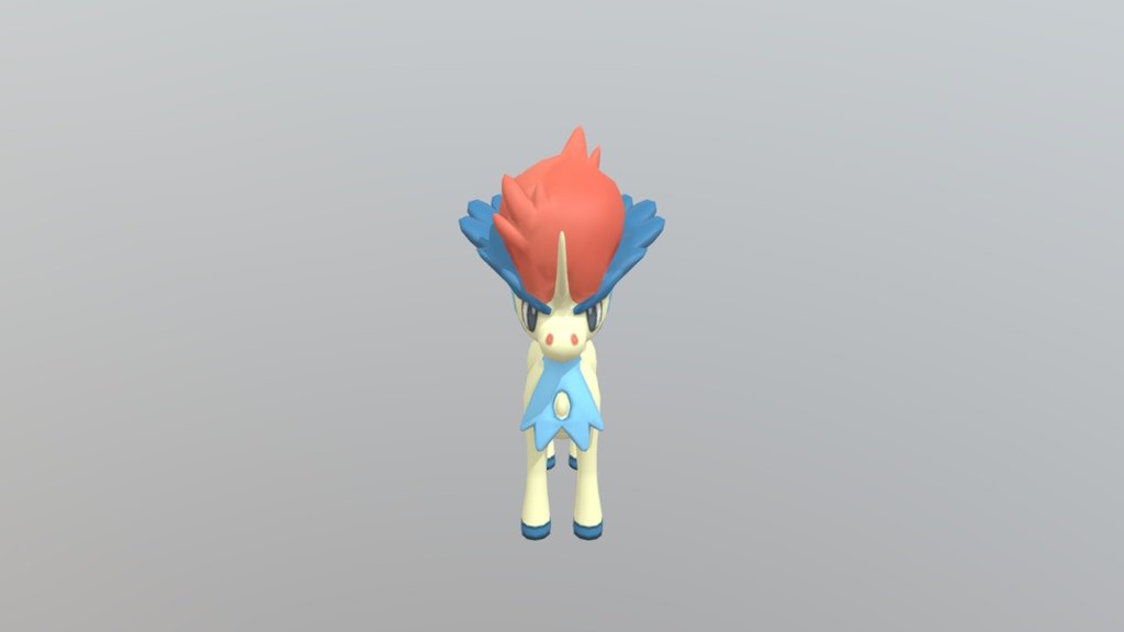 Keldeo - 3D model by Rashky [6afaad3] - Sketchfab