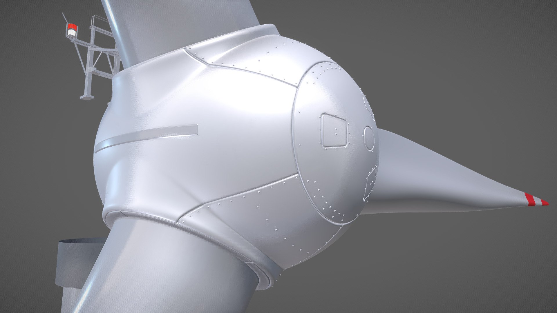 Wind Turbine 138m (WIP-1) - 3D model by VIS-All-3D (@VIS-All) [6afabd6 ...