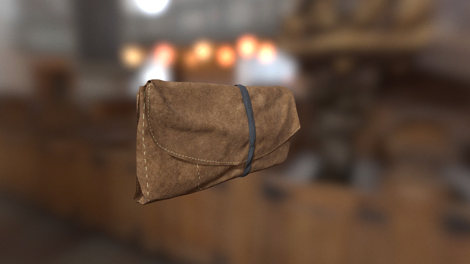 pouch with strap - 3D model by narchl [6afbfaf] - Sketchfab