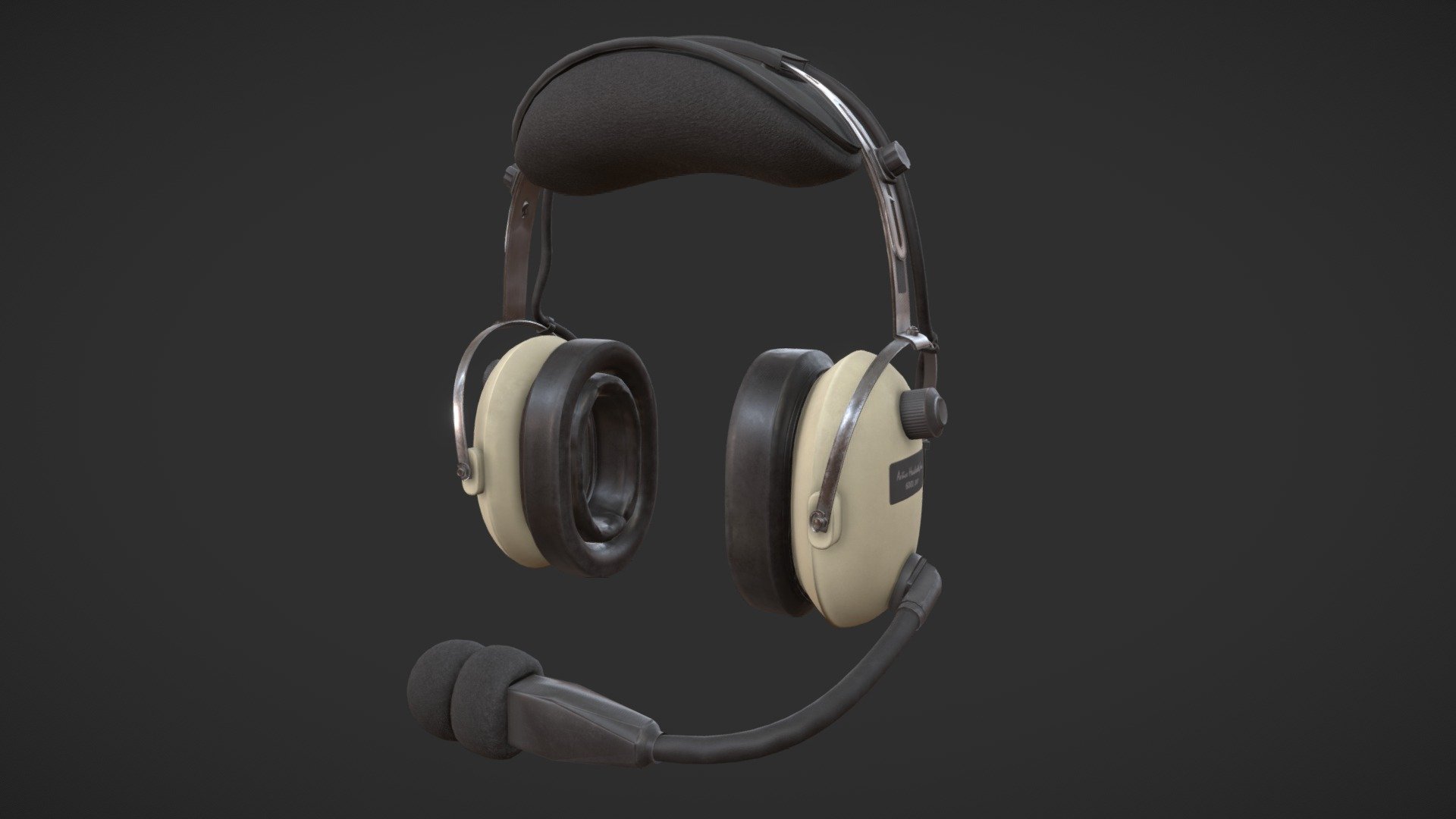 Headphones Triple A Quality Aviation - 3D model by nataliac [6afc29e ...