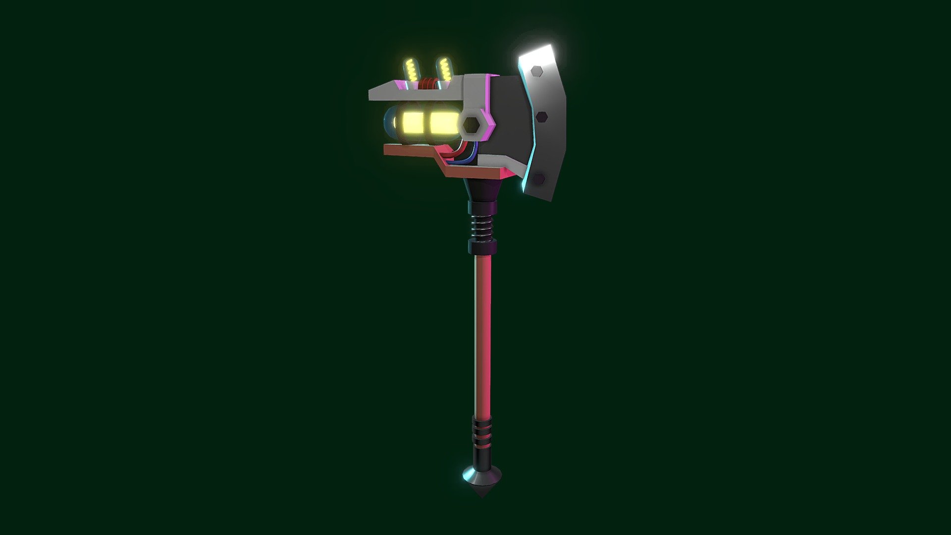 Stylized Cyberpank axe - Download Free 3D model by Aaartishok [6afd031 ...
